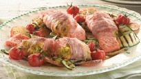 Pancetta Wrapped Salmon Recipe | Booths Supermarket