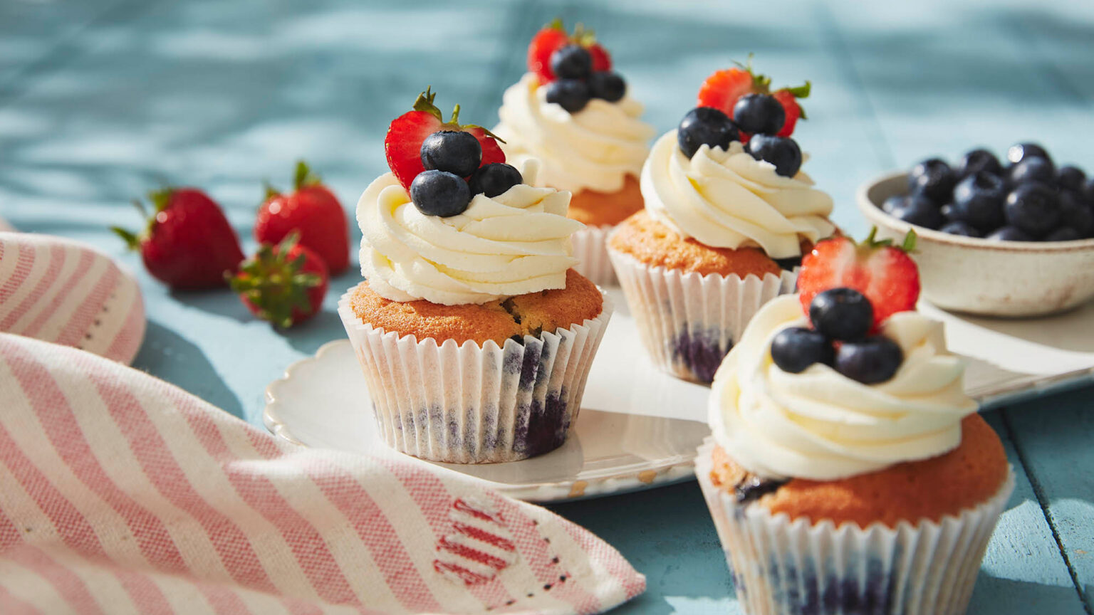 Annie Stuart's Summer Berry Cupcakes Recipe | Booths Supermarket