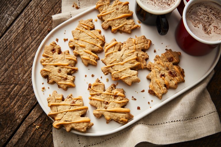 Oat and Toffee Leaf Biscuits Recipe | Booths Supermarket