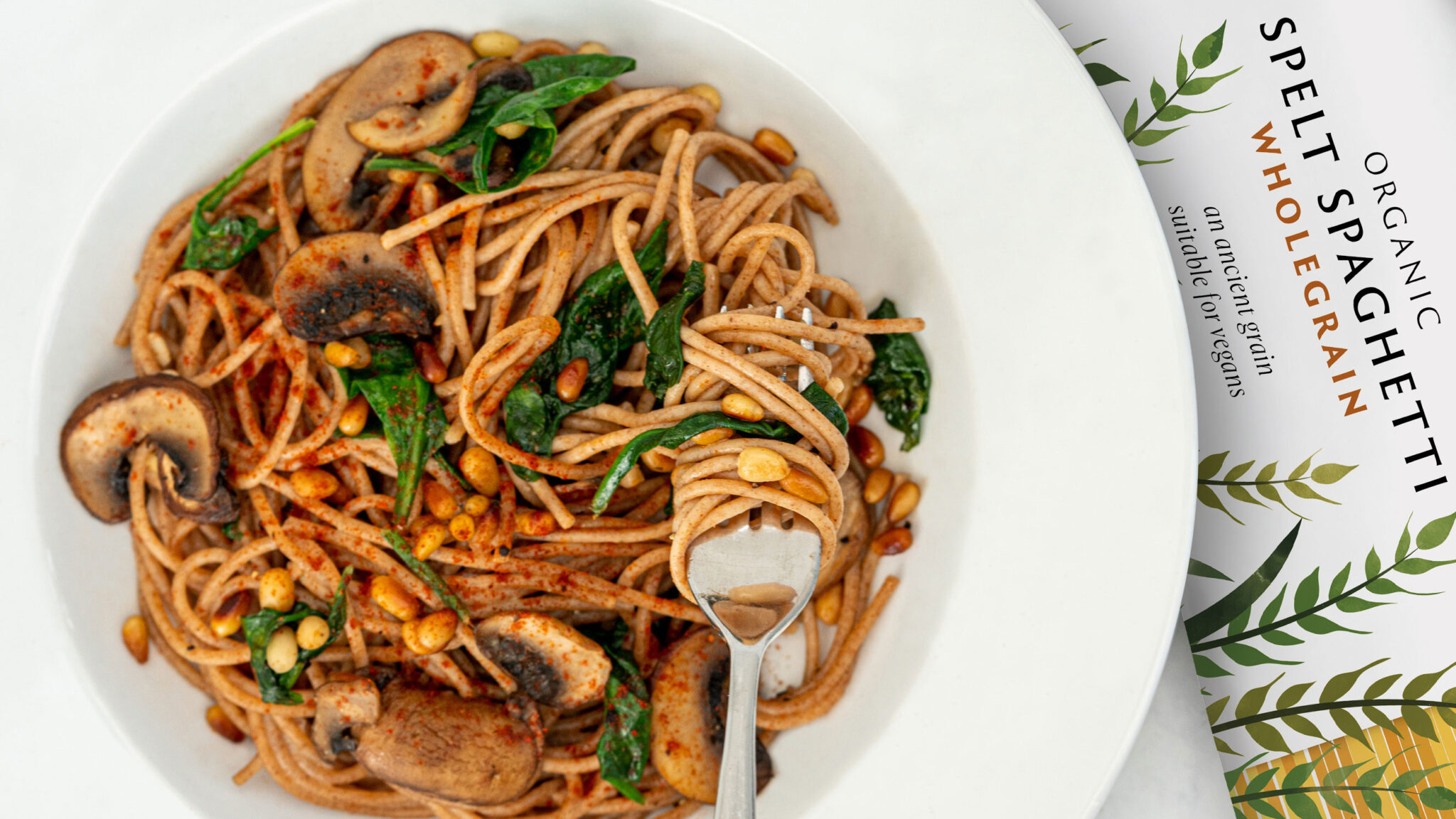 Biona Organic Vegan Mushroom Spaghetti Recipe - Booths