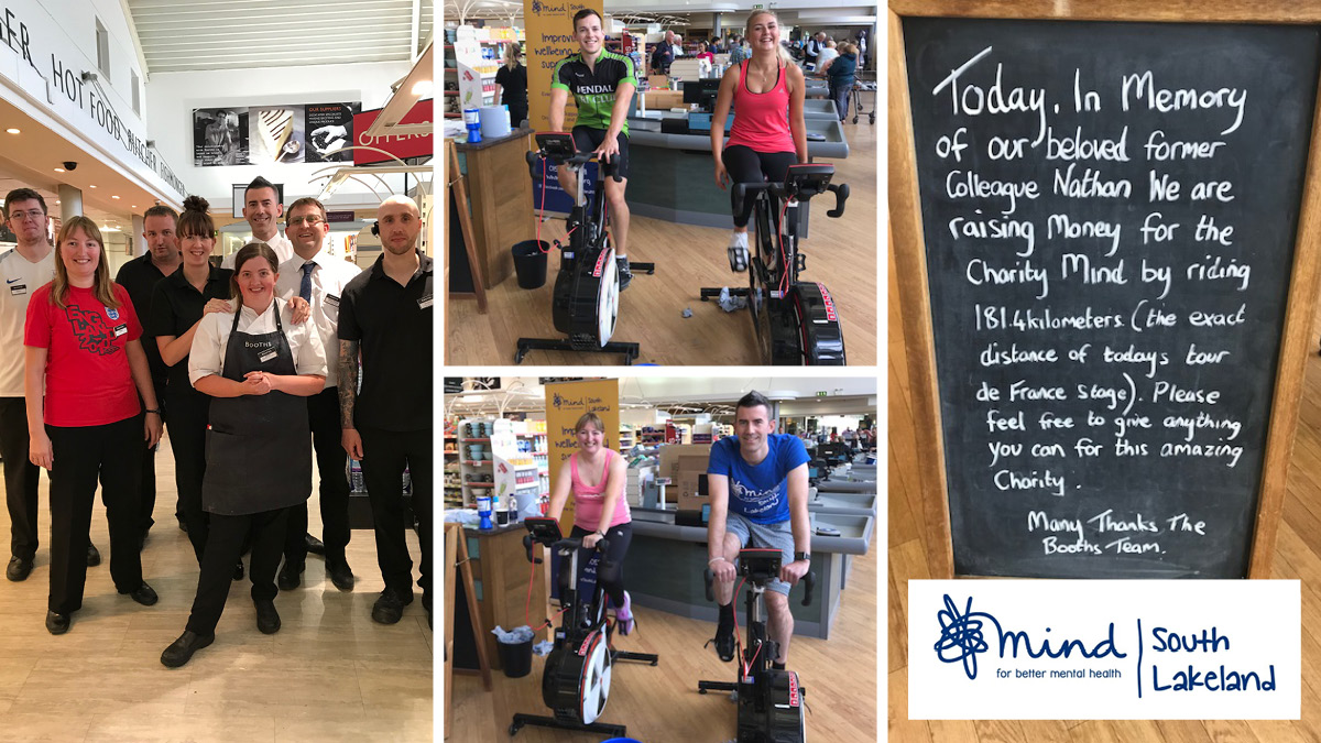 Tour de Kendal - Booths Kendal Raise Over £500 for South Lakeland MIND ...