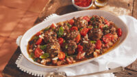 'Polpette Caponata' Pork and Beef Meatballs with Italian Slow Cooked ...