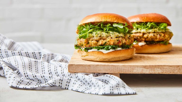 Seafood Burger Recipe | Booths Supermarket