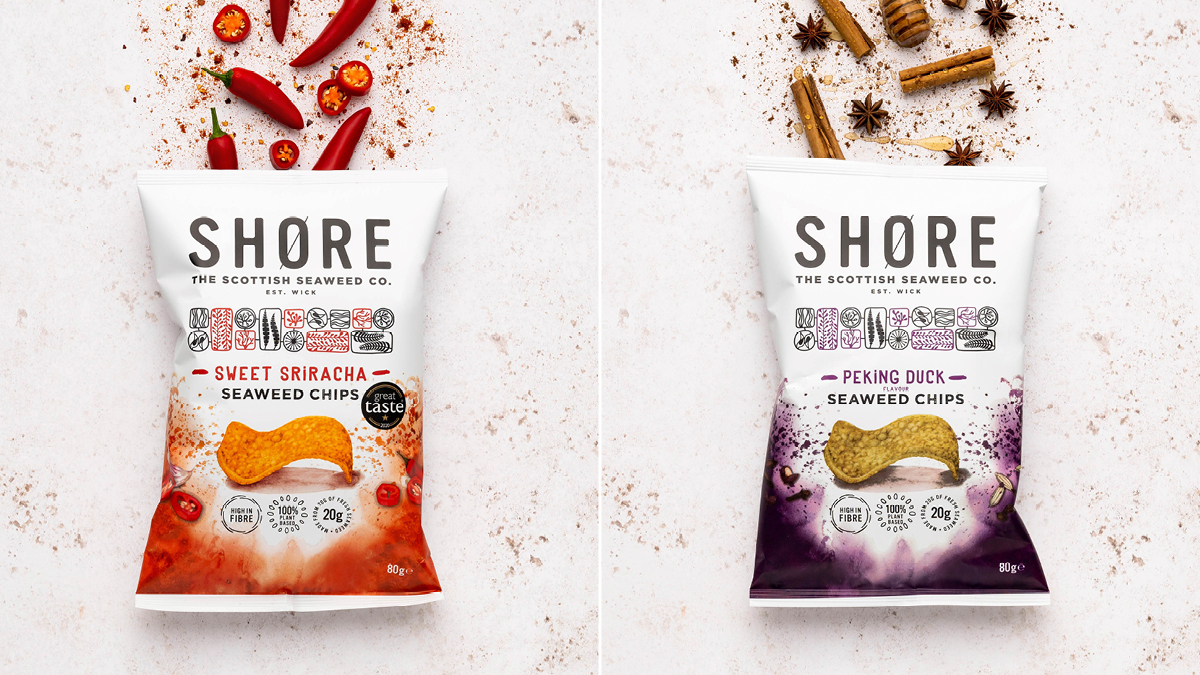 Shore Seaweed Crisps | Booths Supermarket