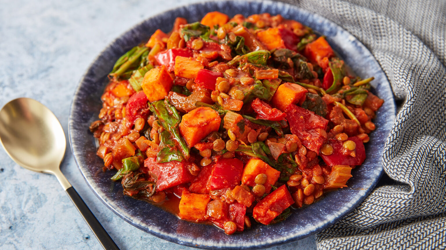 Slow Cooker Sweet Potato and Lentil Stew Recipe - Booths