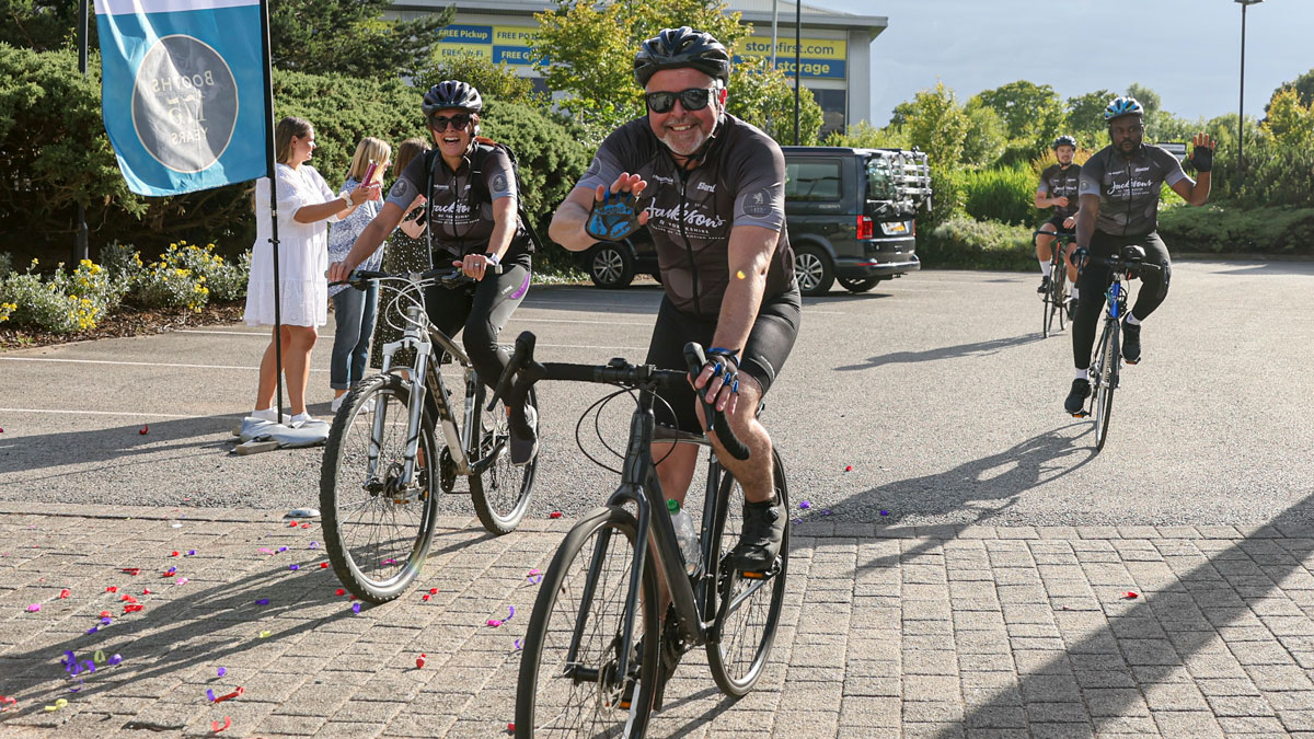 Meet London 2 Paris Rider John Gill | Booths Supermarket