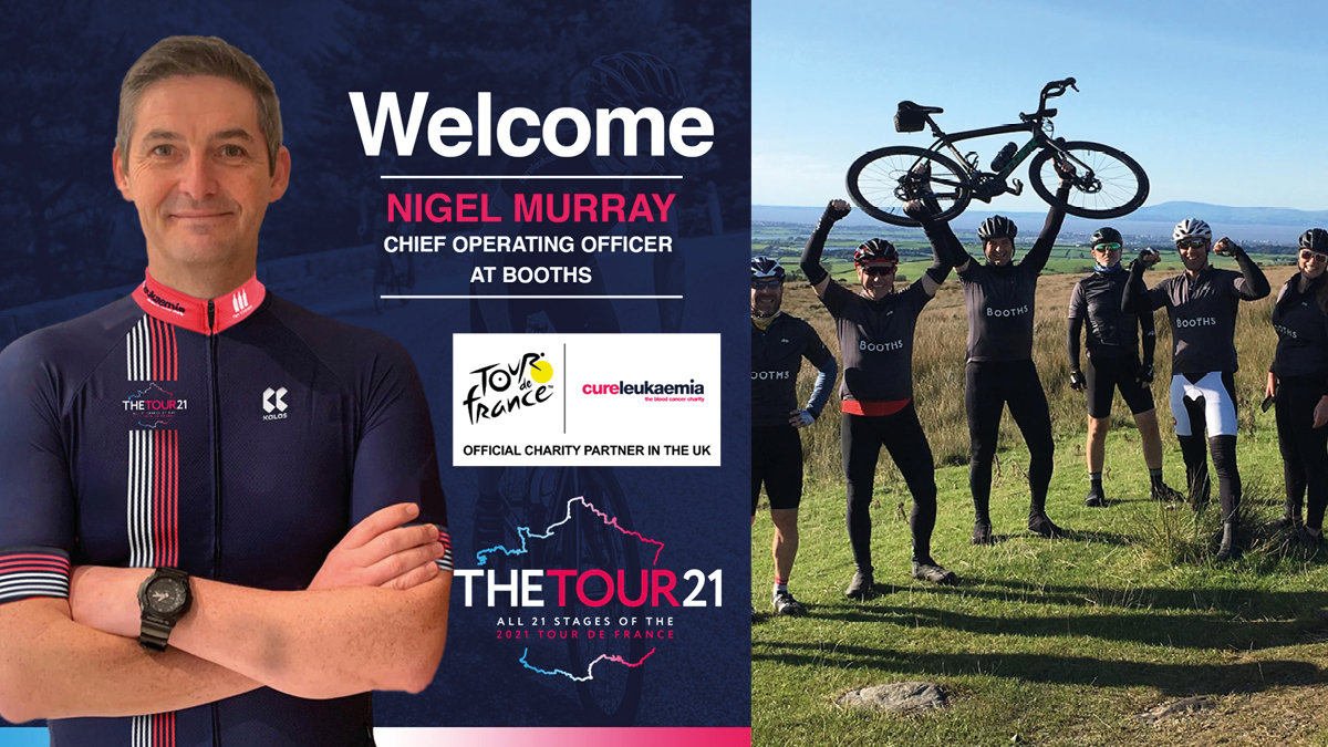 COO Nigel Murray Fundraising For Cure Leukaemia | Booths Supermarket