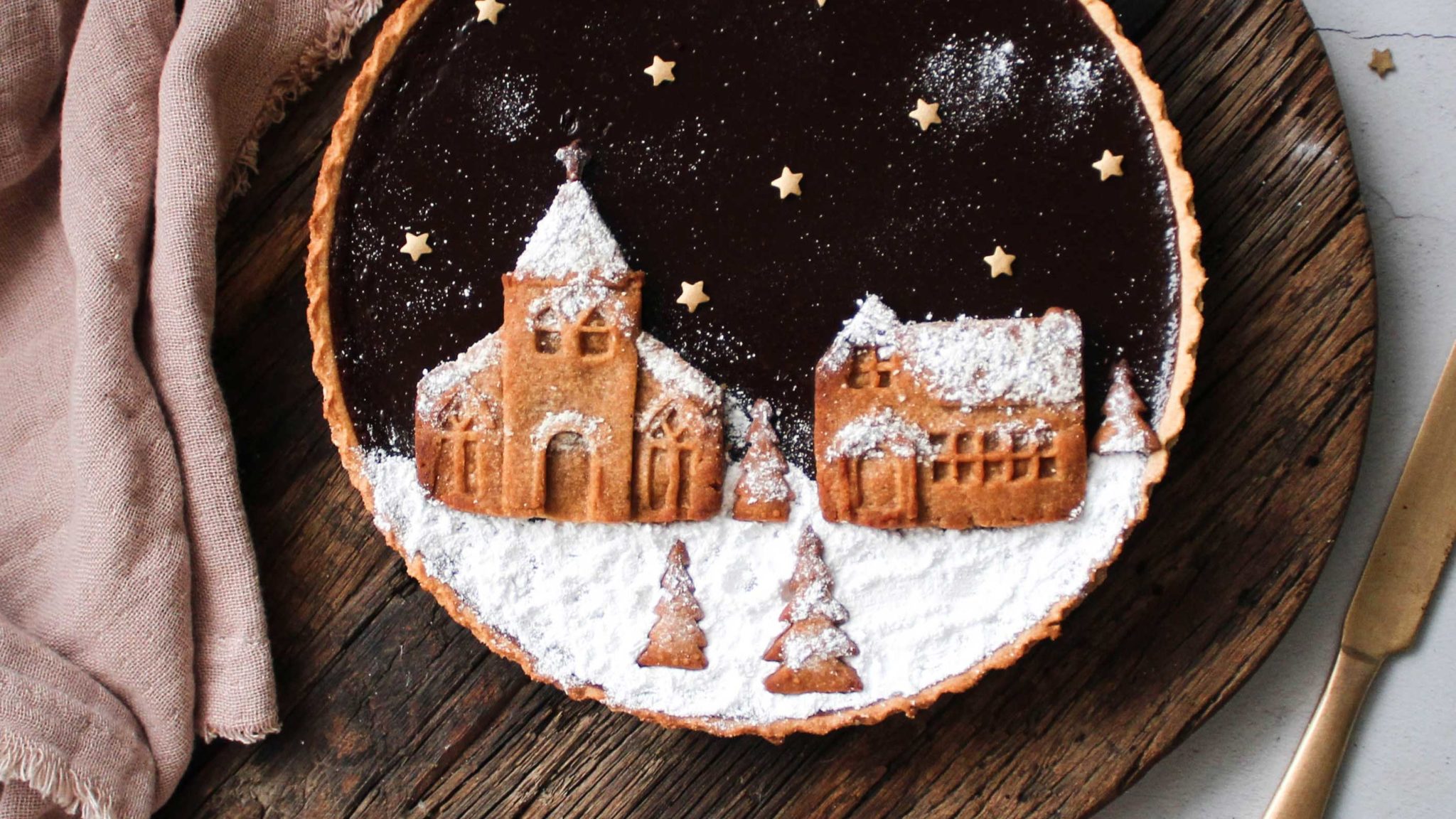 The Boho Baker's Chocolate & Ginger Tart Recipe - Booths